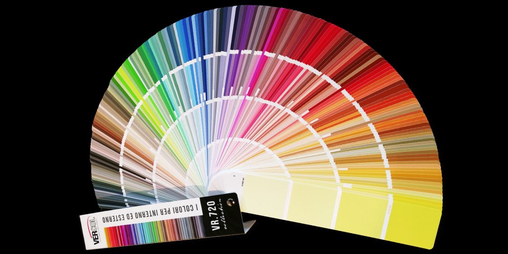mazzetta colore Vercol: VR720 con colori di tendenza per interno ed esterno
